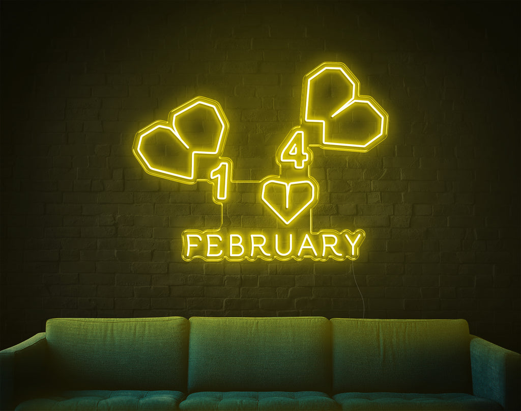 February LED Neon Sign – Kings Of Neon® AU