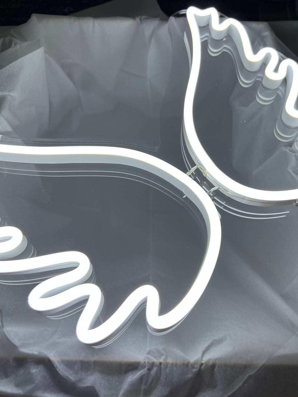 Angel Wings Mini Neon Sign | Signs for a Celestial Look