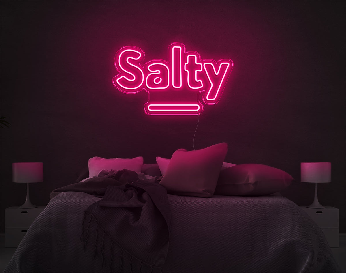 Salty Neon Sign