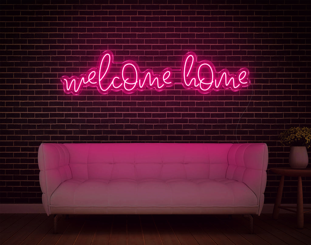 Welcome Home Neon Sign