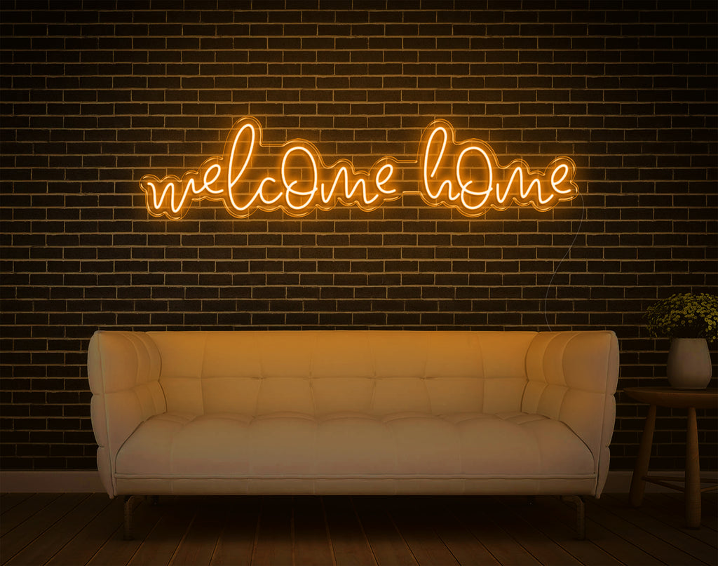 Welcome Home Neon Sign