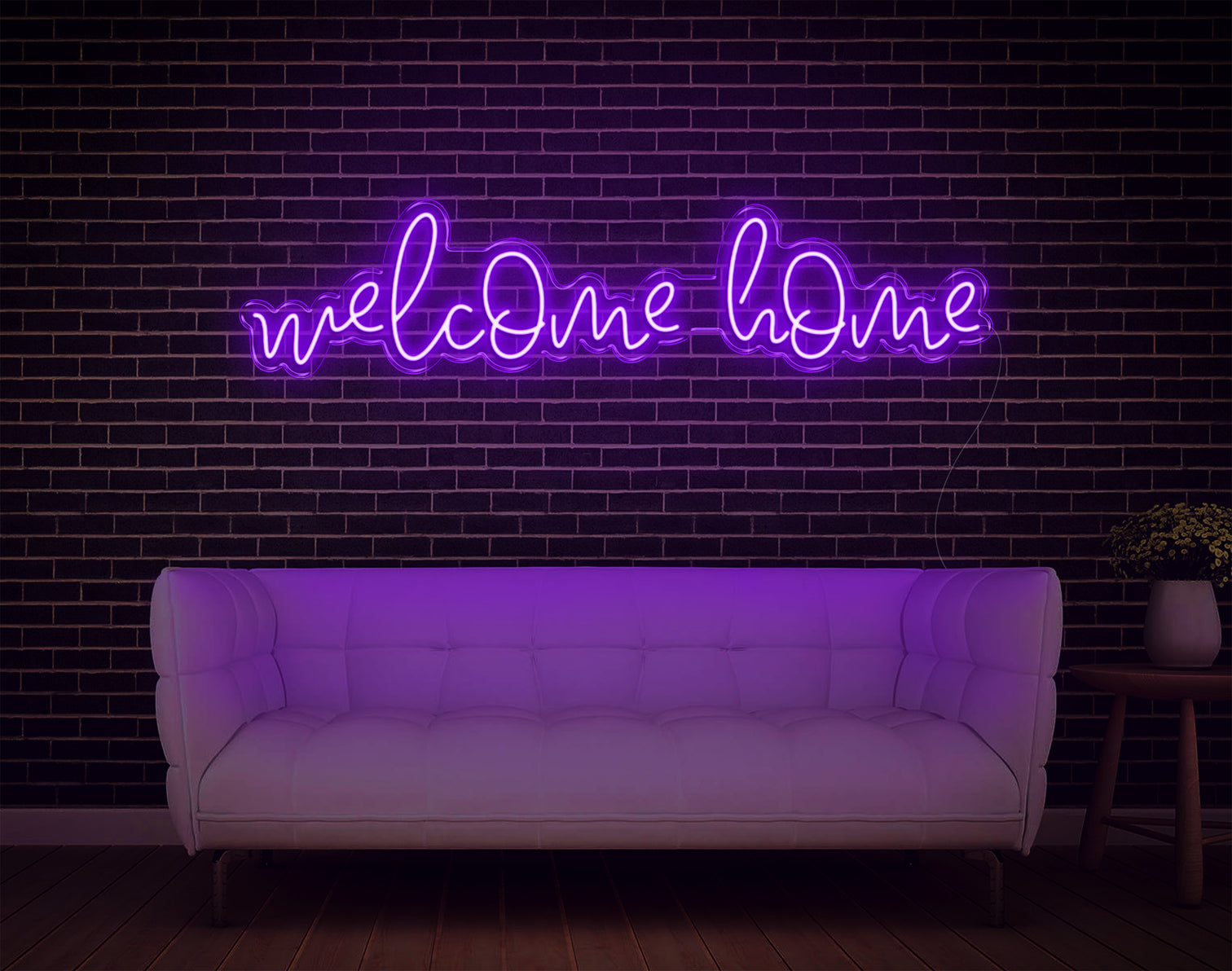 Welcome Home Neon Sign