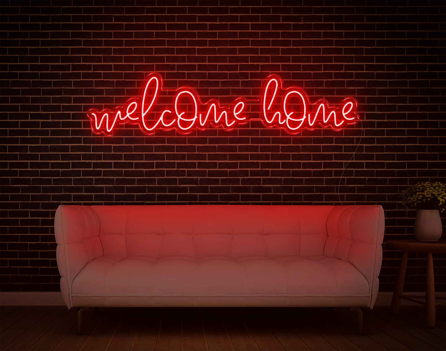Welcome Home Neon Sign